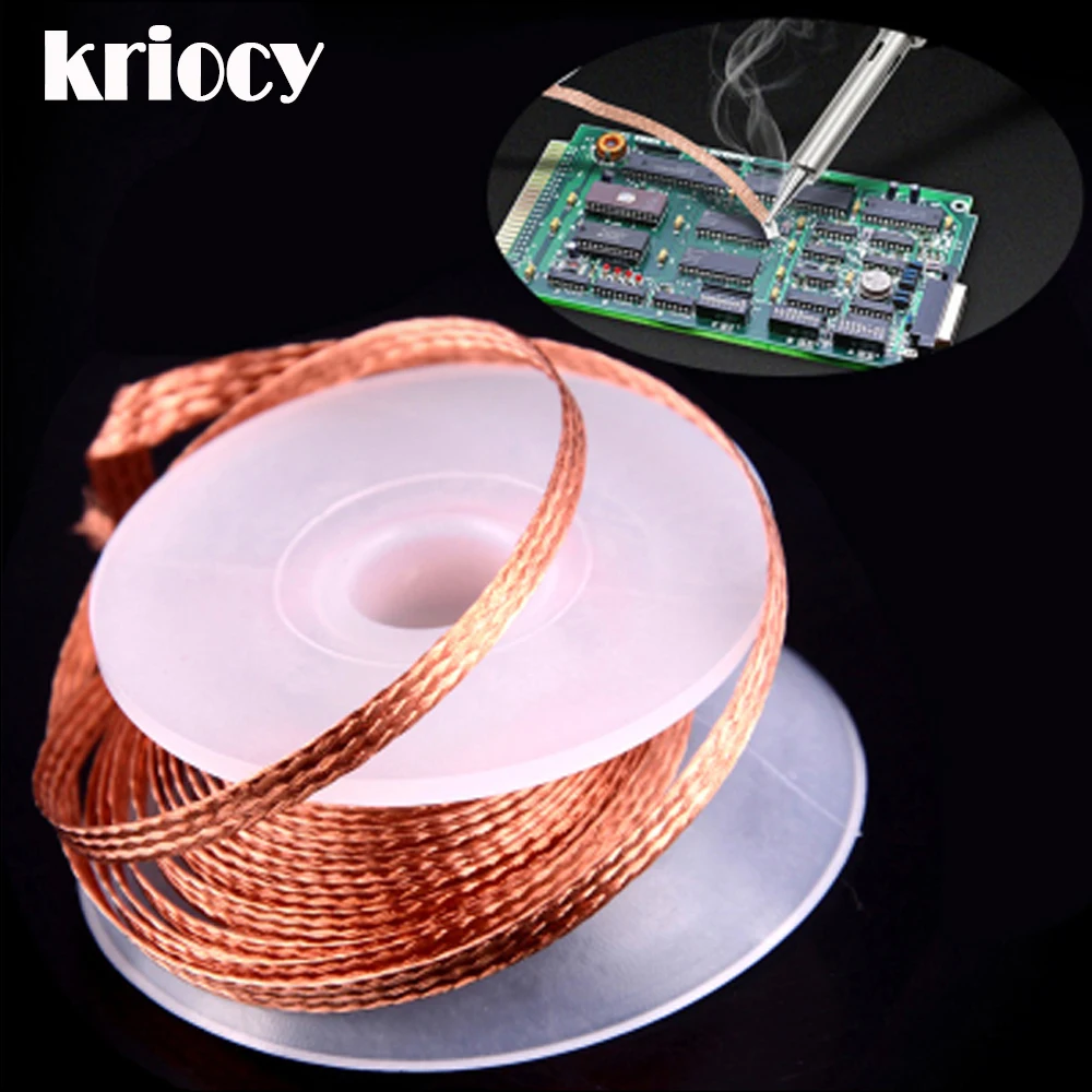Desoldering Braid Tape Copper Solder Wire Soldering Wick Tin Solder ...