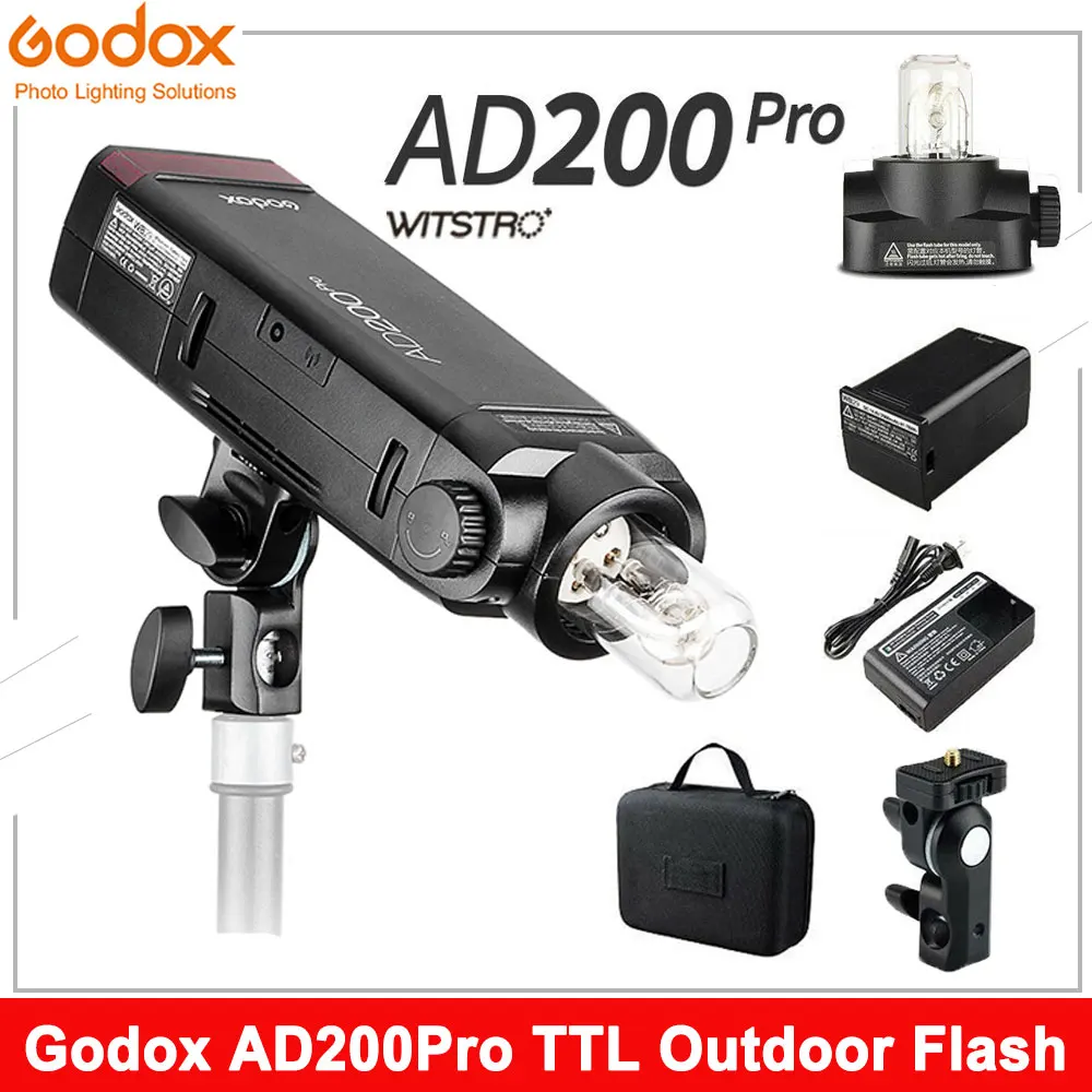 Godox-ad200pro-200ws-ao-ar-livre-flash-speedlight-ttl-hss-2-4g-sem-fio ...