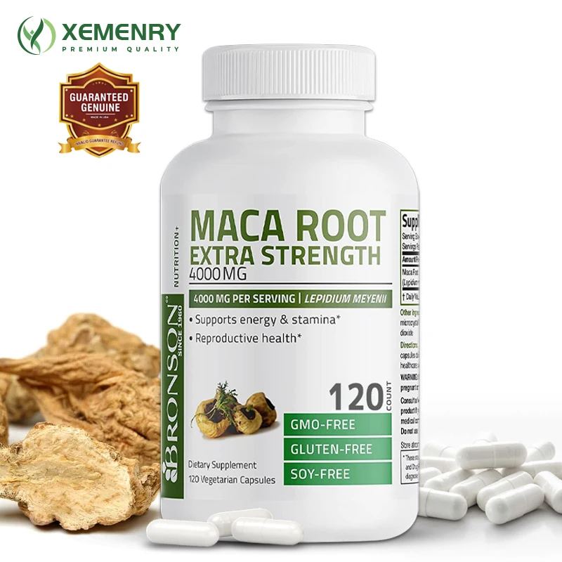 Maca-Root-Extra-Strength-4000-Mg-Non-GMO-Vegetarian-Capsules-Boost ...