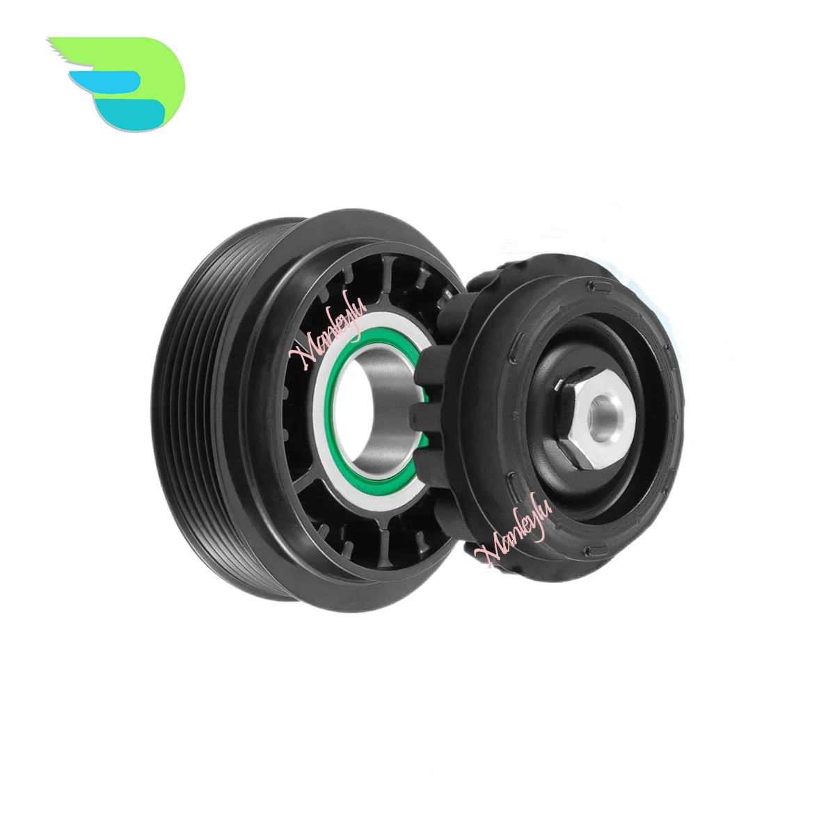 AC-A-C-Air-Conditioning-Compressor-Clutch-Pulley-FOR-MERCEDES-C-W204-E ...
