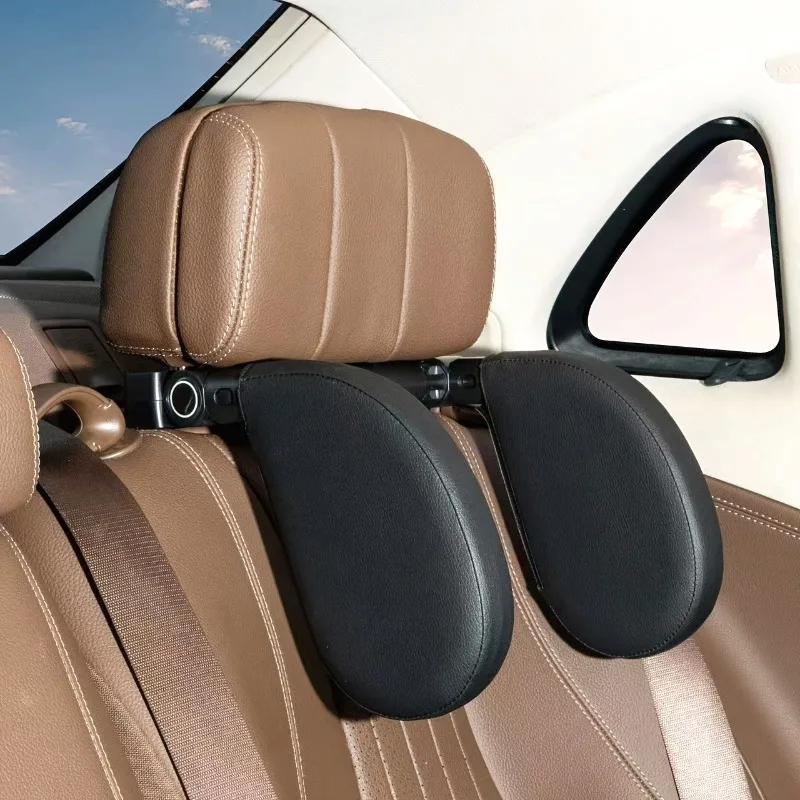 Car Headrest Pillow, Adjustable Head Neck Support Pillow, Travel ...