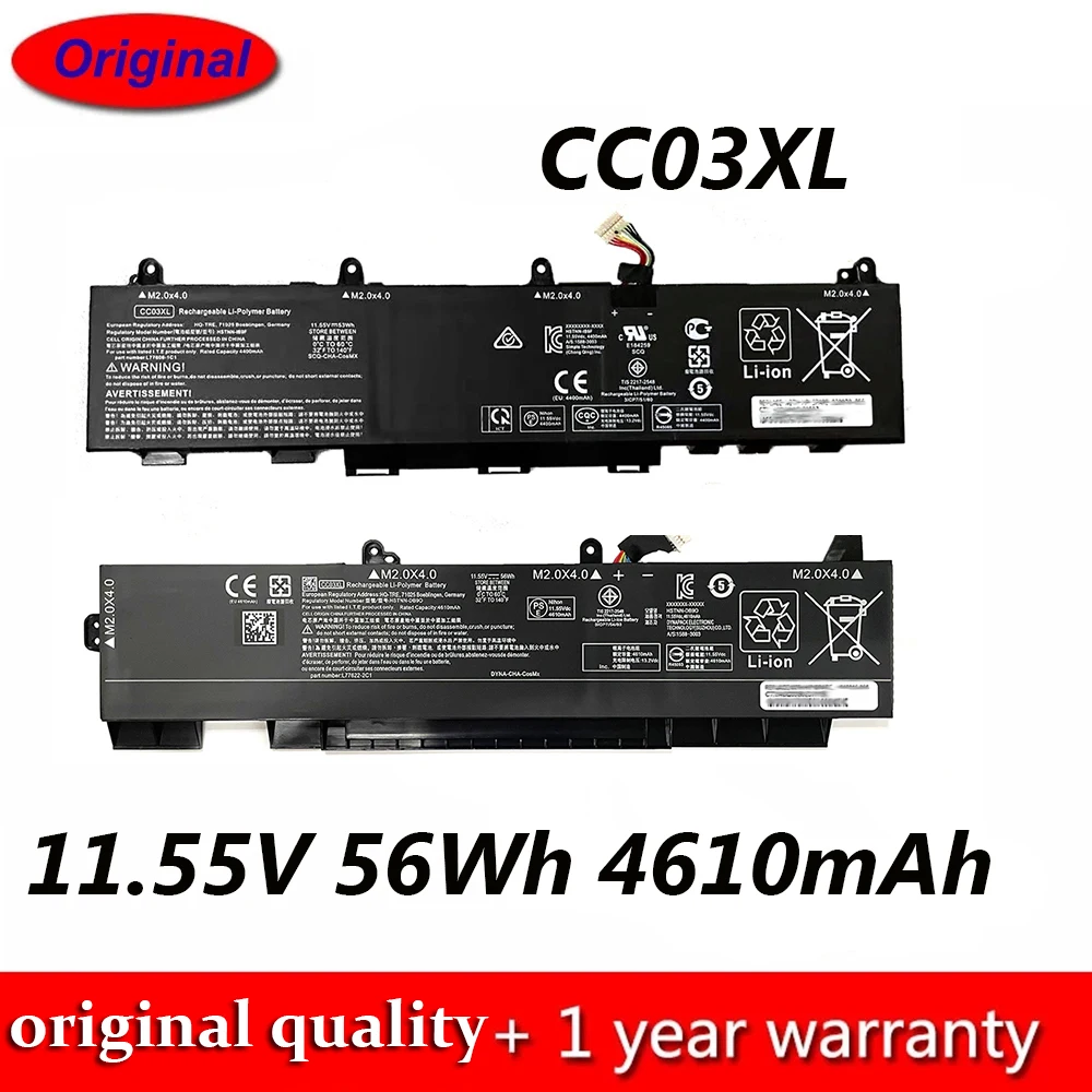 New-CC03XL-11-55V-Original-Laptop-Battery-For-HP-EliteBook-830-835-840 ...