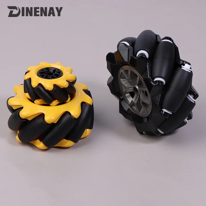 Omnidirectional Robot Wheels LewanSoul Mecanum Wheels 4-Pack - 60mm ...