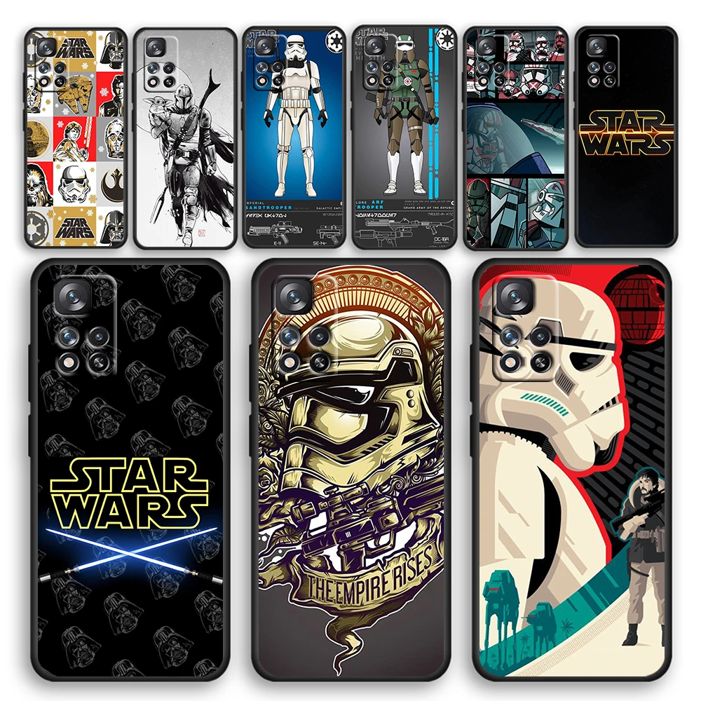 Star Wars Battle Droid Soft Black Phone Case For Xiaomi Redmi Note 11 ...