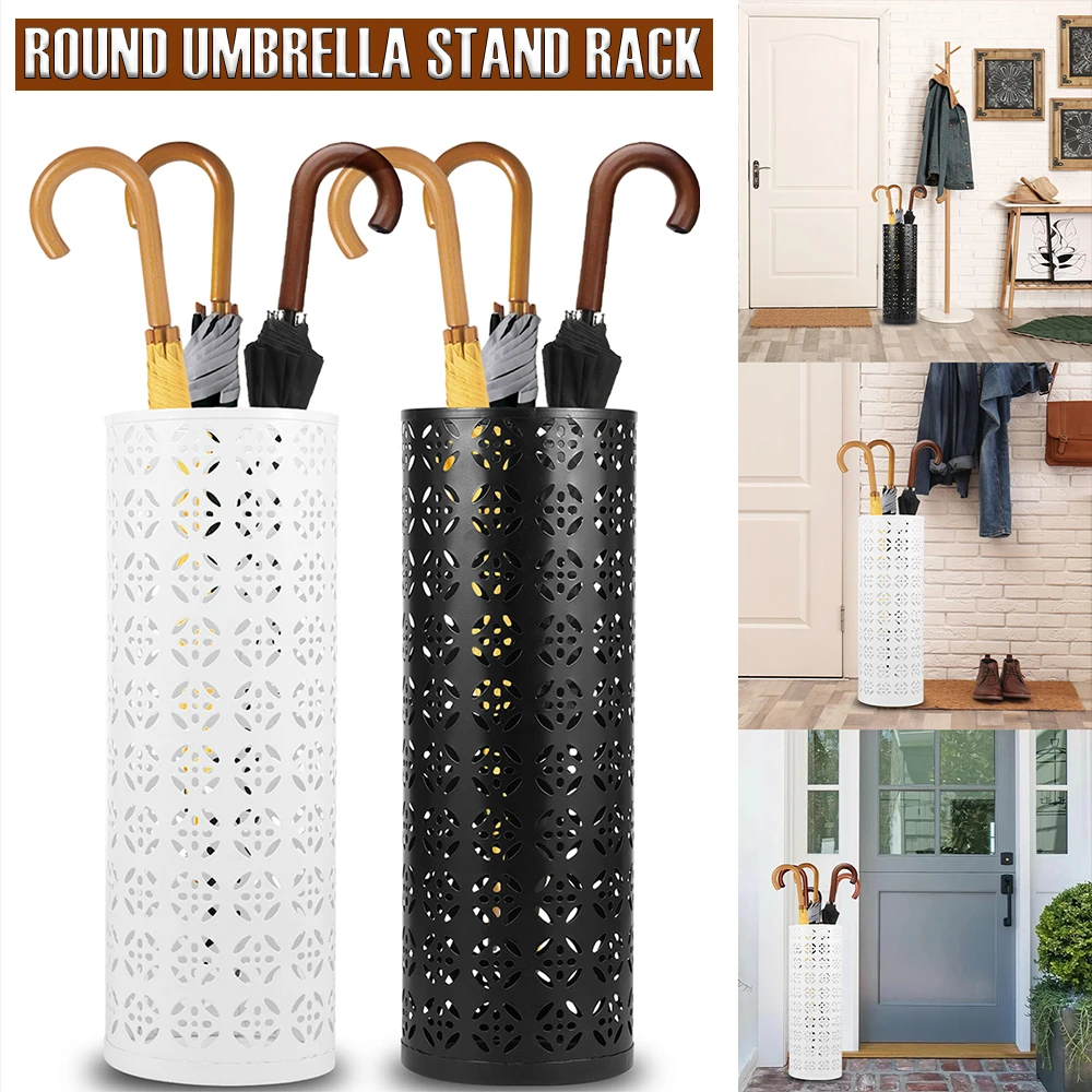 Round-Metal-Umbrella-Stand-Indoor-Waterproof-Umbrella-Storage-Rack-16 ...