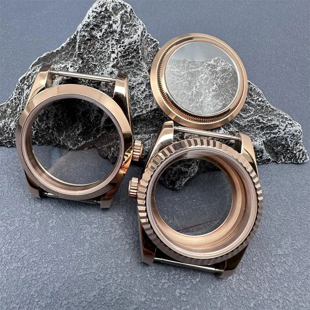 36mm-39mm-Oyster-Watch-Case-PVD-Rose-Gold-Case-with-Sapphire-Crystal ...