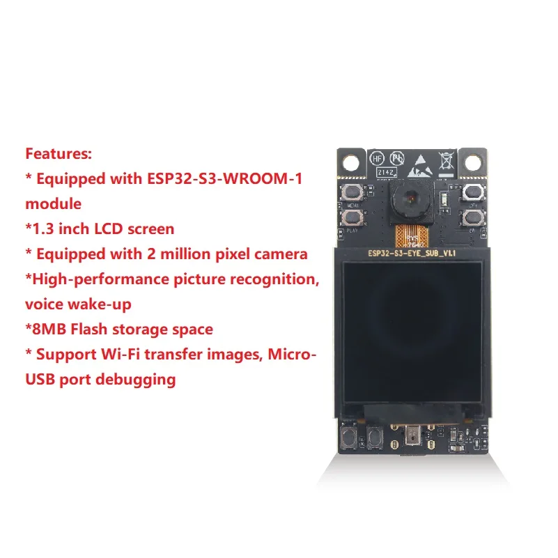 Esp32-s3-eye Development Board, Equipped With Esp32-s3 Chip, Ai ...