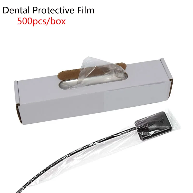 500pcs Disposable Dental Plastic Protective Film Contamination Cover ...