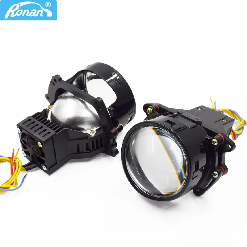 RONAN-3-0inch-45W-Bi-Led-Two-Reflector-Lenses-Car-Headlight-2000LM ...