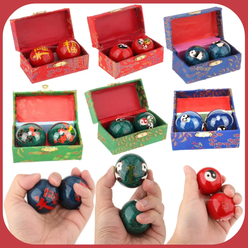 2-st-cke-Entspannungs-therapie-Baoding-Ball-Fitness-Hand-chinesische ...