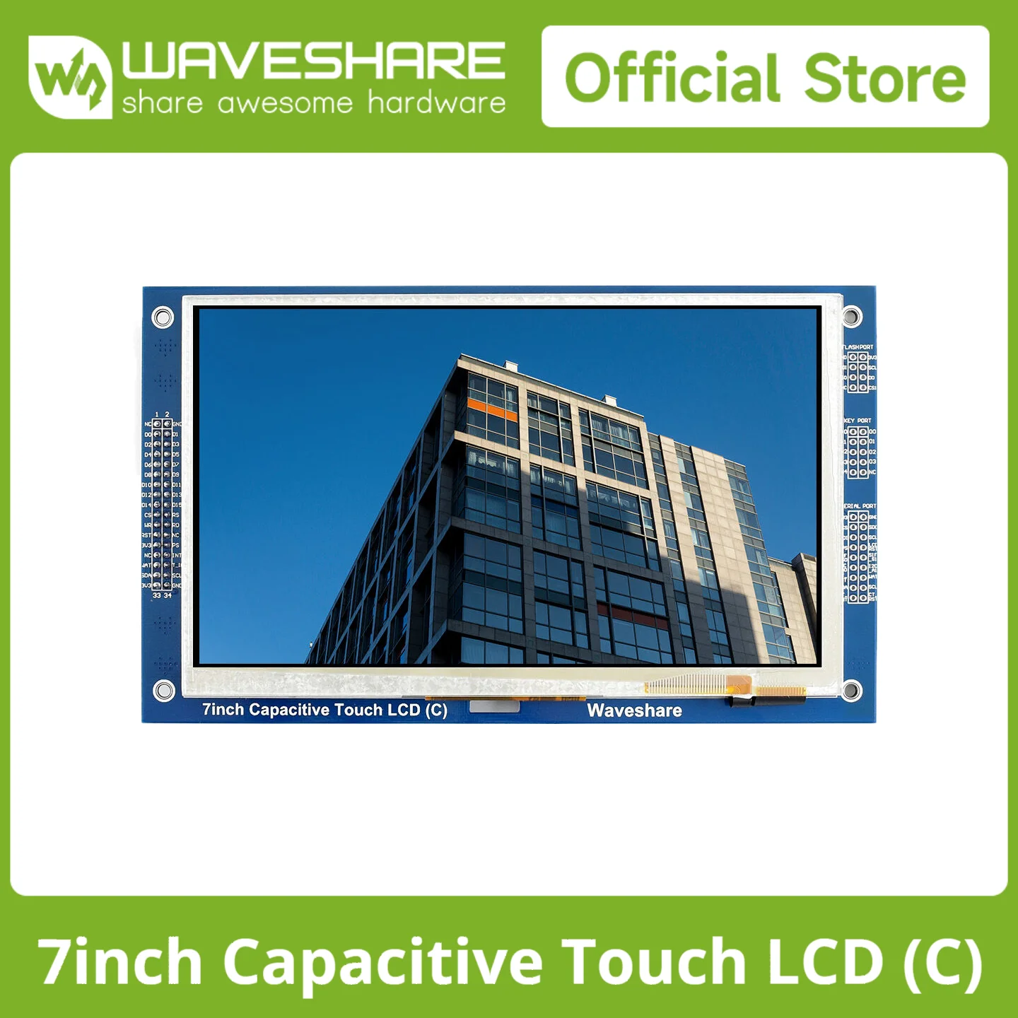 Waveshare-7-Inch-800-480-Multicolor-Graphic-LCD-C-With-Capacitive-Touch ...