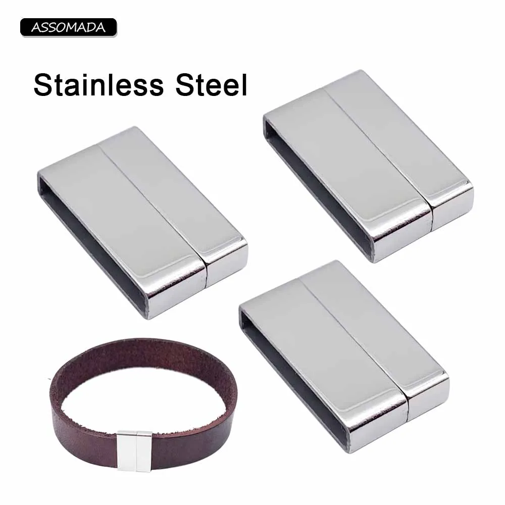 Hole-20x3mm-Stainless-Steel-Magnetic-Clasps-For-Bracelets-Necklace ...