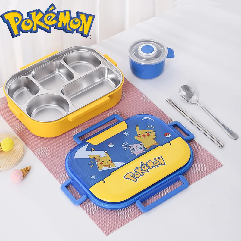 Pokemon-Pikachu-304-Stainless-Steel-Bento-Lunch-Box-Portable-Hermetic ...