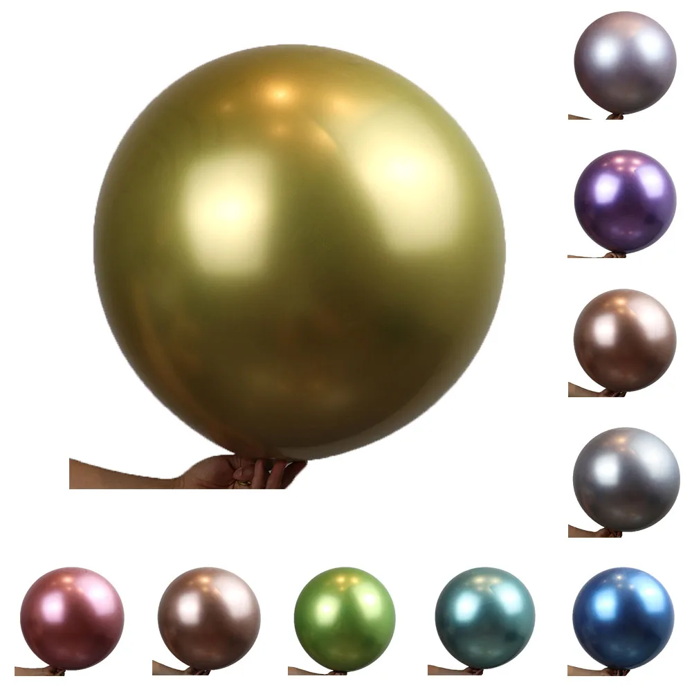 36-18inch-Chrome-Gold-Metal-Balloon-Metallic-Gold-Silver-Rose-Gold ...