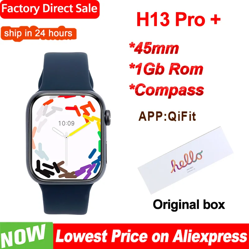 H13-PRO-Smart-Watch-Men-1GB-ROM-45mm-1-95-NFC-Compass-173-Sport-Mode ...