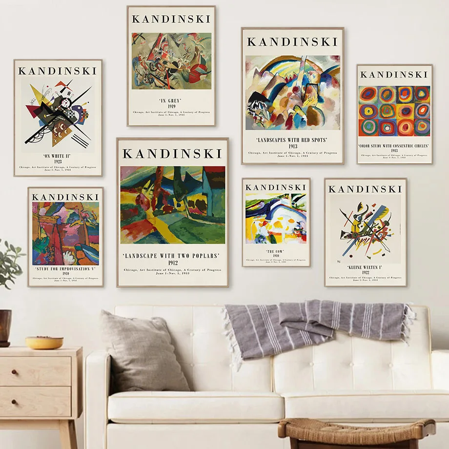 Retro-Wassily-Kandinsky-Abstract-Mountain-Wall-Art-Canvas-Painting ...