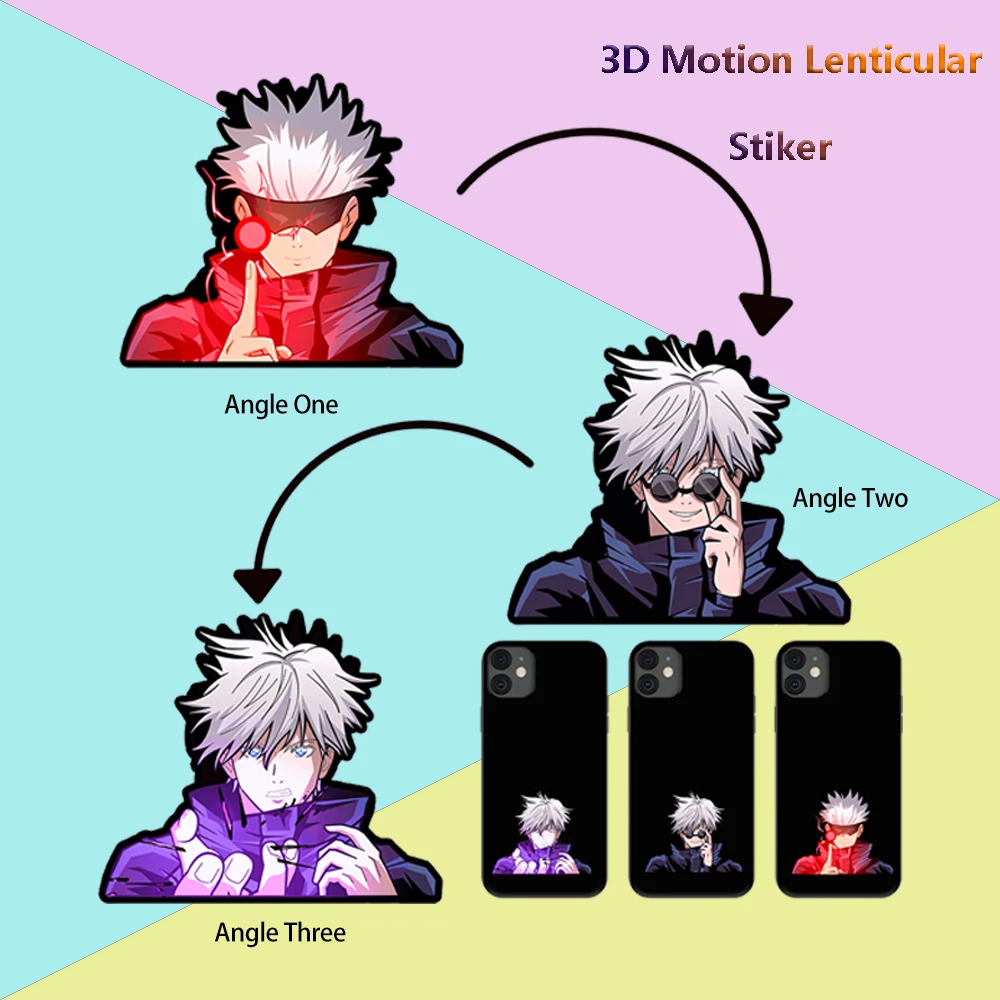 Gojo Anime Mini Motion Stickers Jujutsu Kaisen Demon Slayer Stickers ...