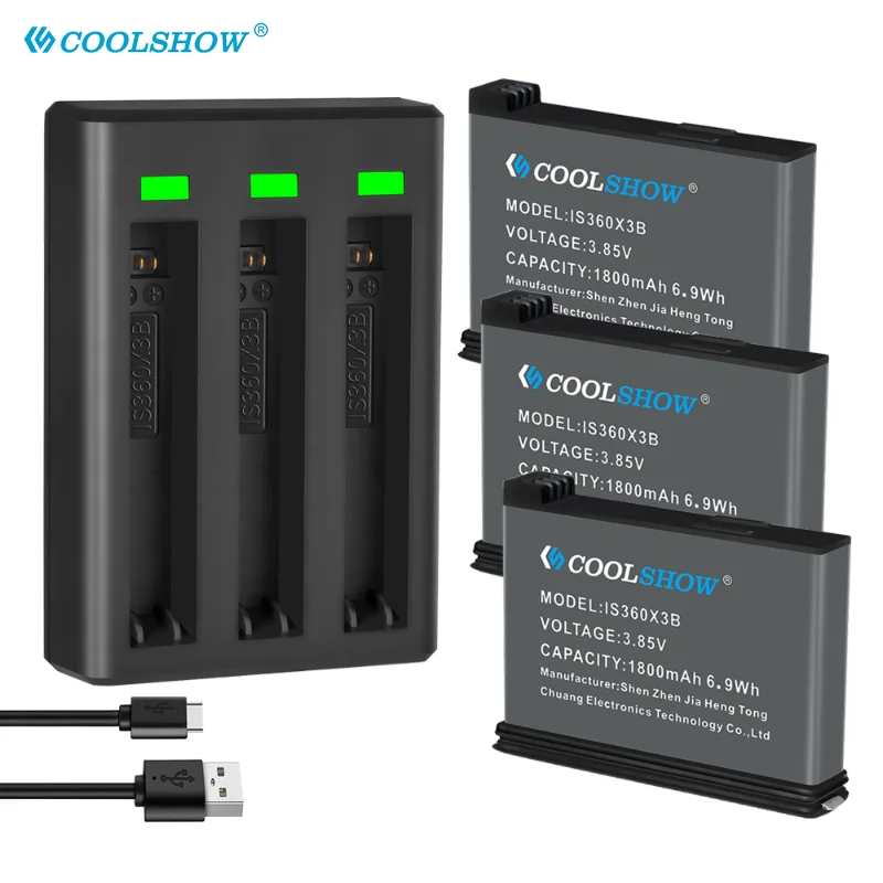 Insta360 X3 Battery Accessories | Camera Batteries Accessories ...