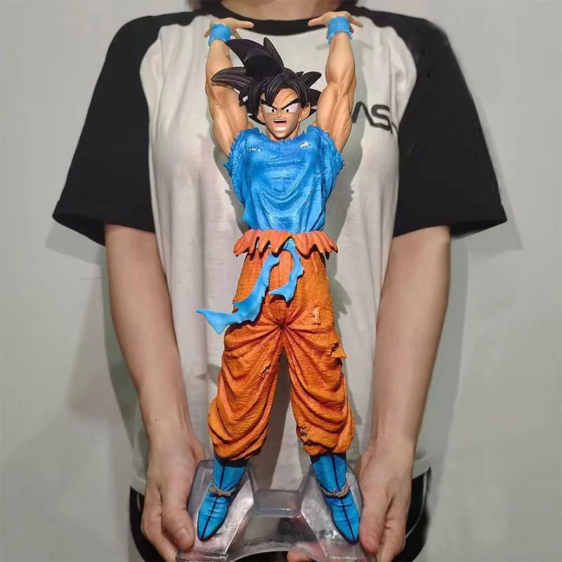 42cm-Anime-Goku-Dragon-Ball-Z-Figure-GK-Super-Saiyan-Genki-Bomb-Son ...