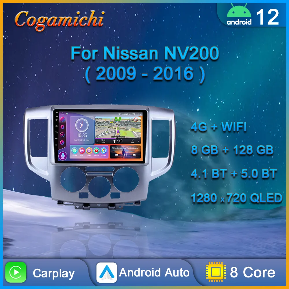 For-Nissan-NV200-2009-2016-2017-2018-Android-Car-Radio-Multimedia-Player-Auto-Stereo-Carplay ...