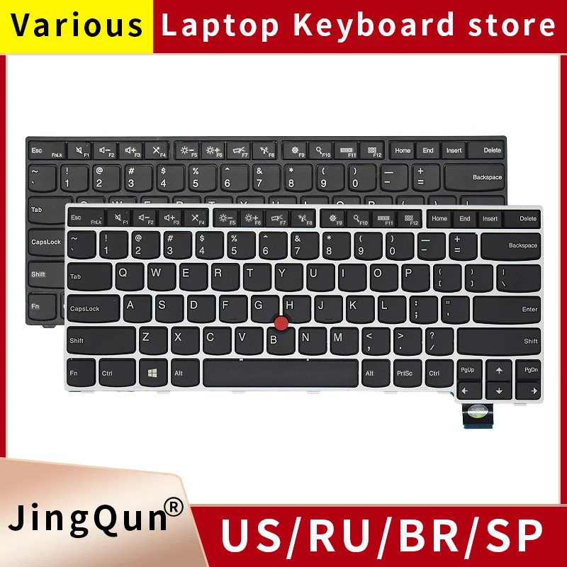 US-Russian-English-New-Keyboard-for-Lenovo-Thinkpad-13-T460s-T470s-S2 ...