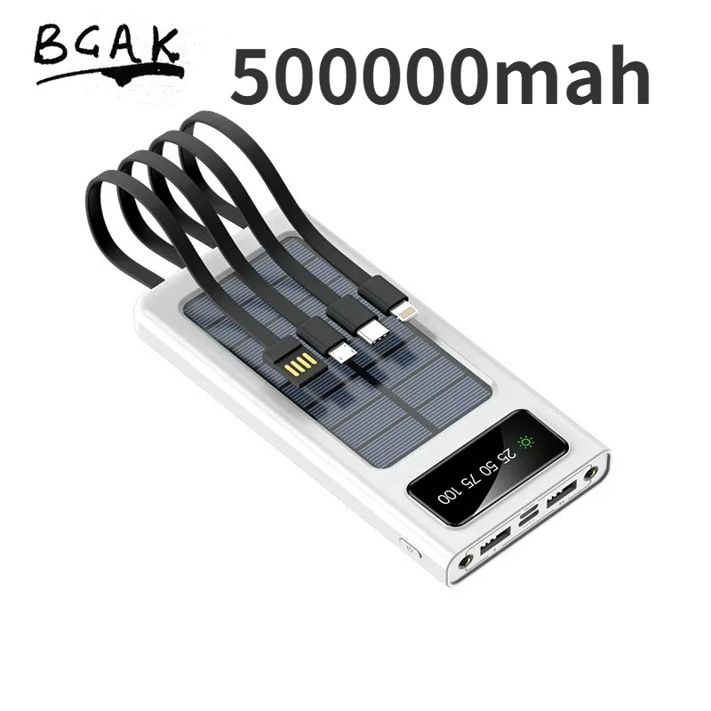 500000MAH-Wholesale-Solar-BCAK-Power-Bank-Convenient-Ultra-thin-Built ...
