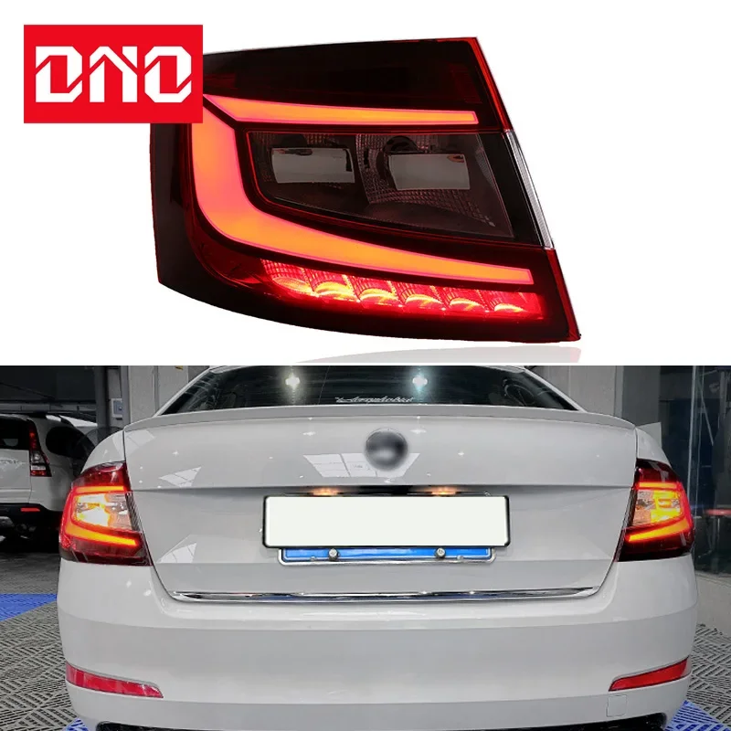 Car-LED-Taillight-For-Skoda-Octavia-2015-2016-2017-Rear-Running-Lamp ...