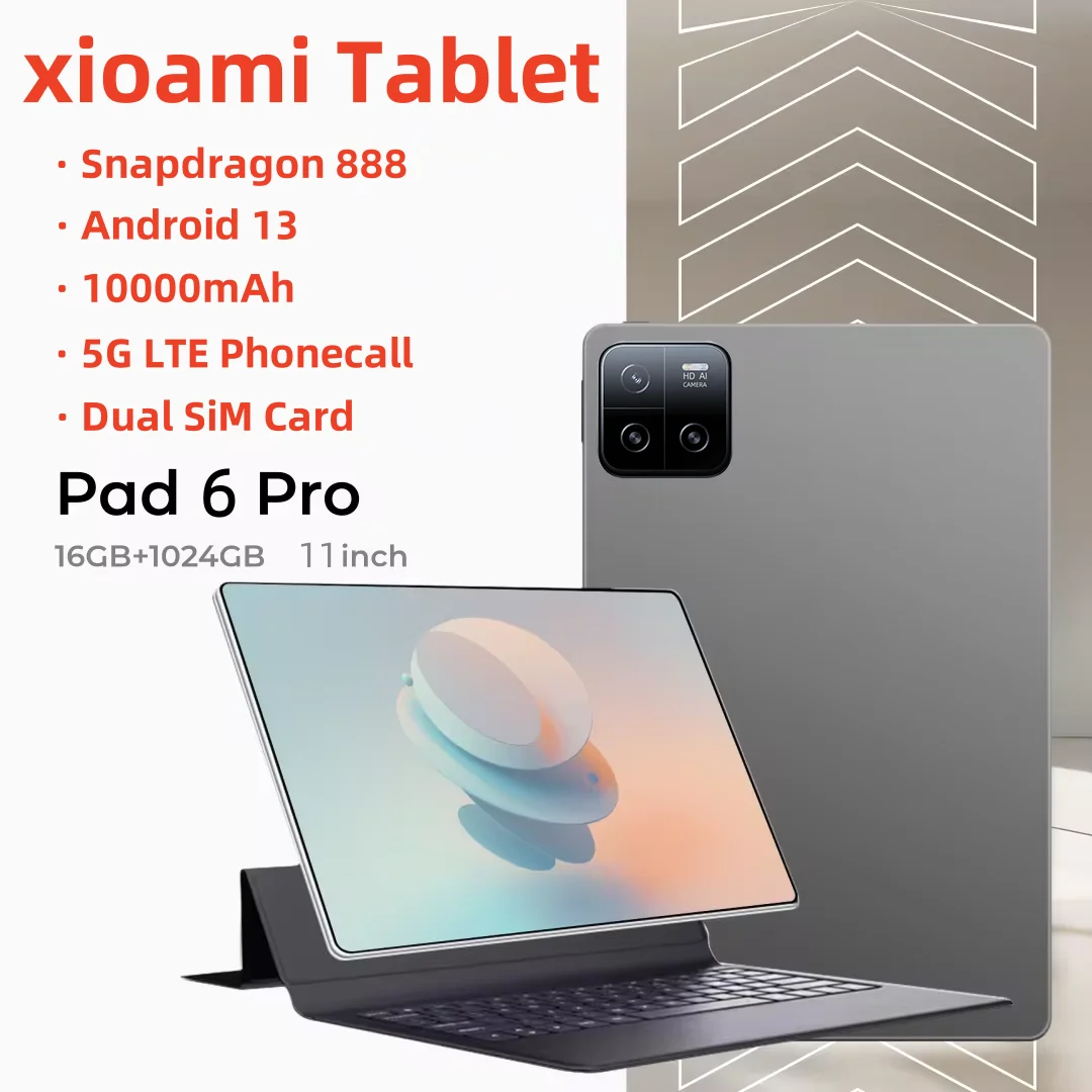 Original-Global-Version-Tablet-Android-13-Pad-6-Pro-Snapdragon-888-16GB ...