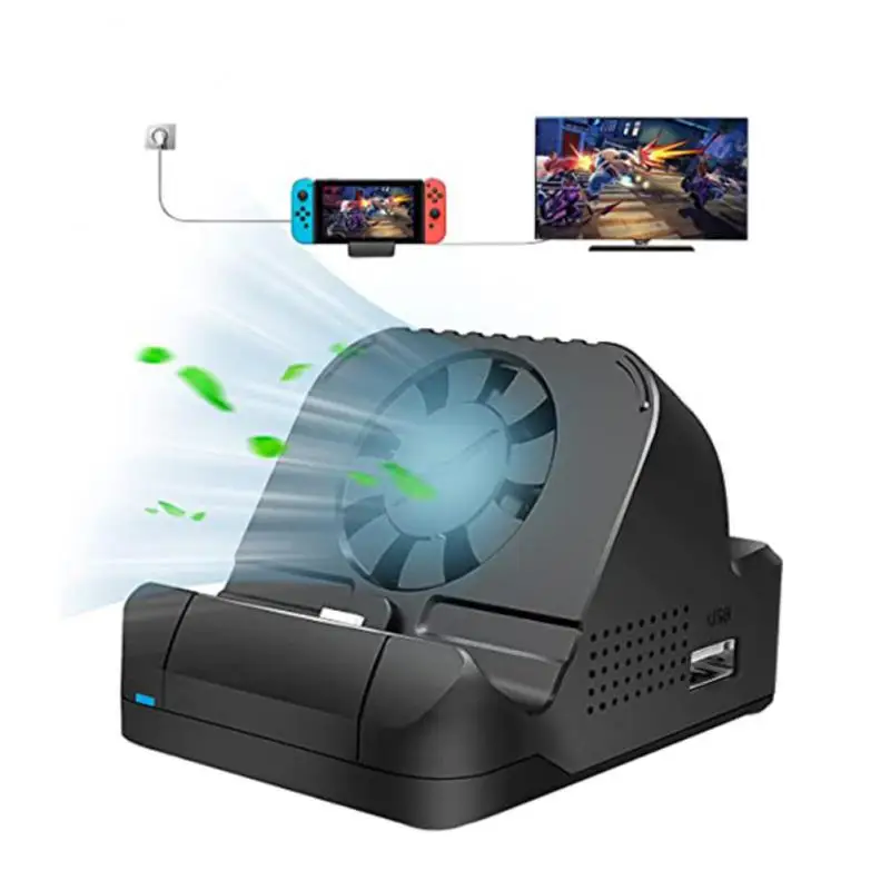 Portable-Multifunction-TV-Projector-Charging-Dock-Kit-With-Cooling-Fan ...