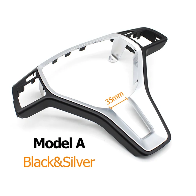 Interior Car Steering Wheel Carbon Fiber Cover Panel Trim For Mercedes ...