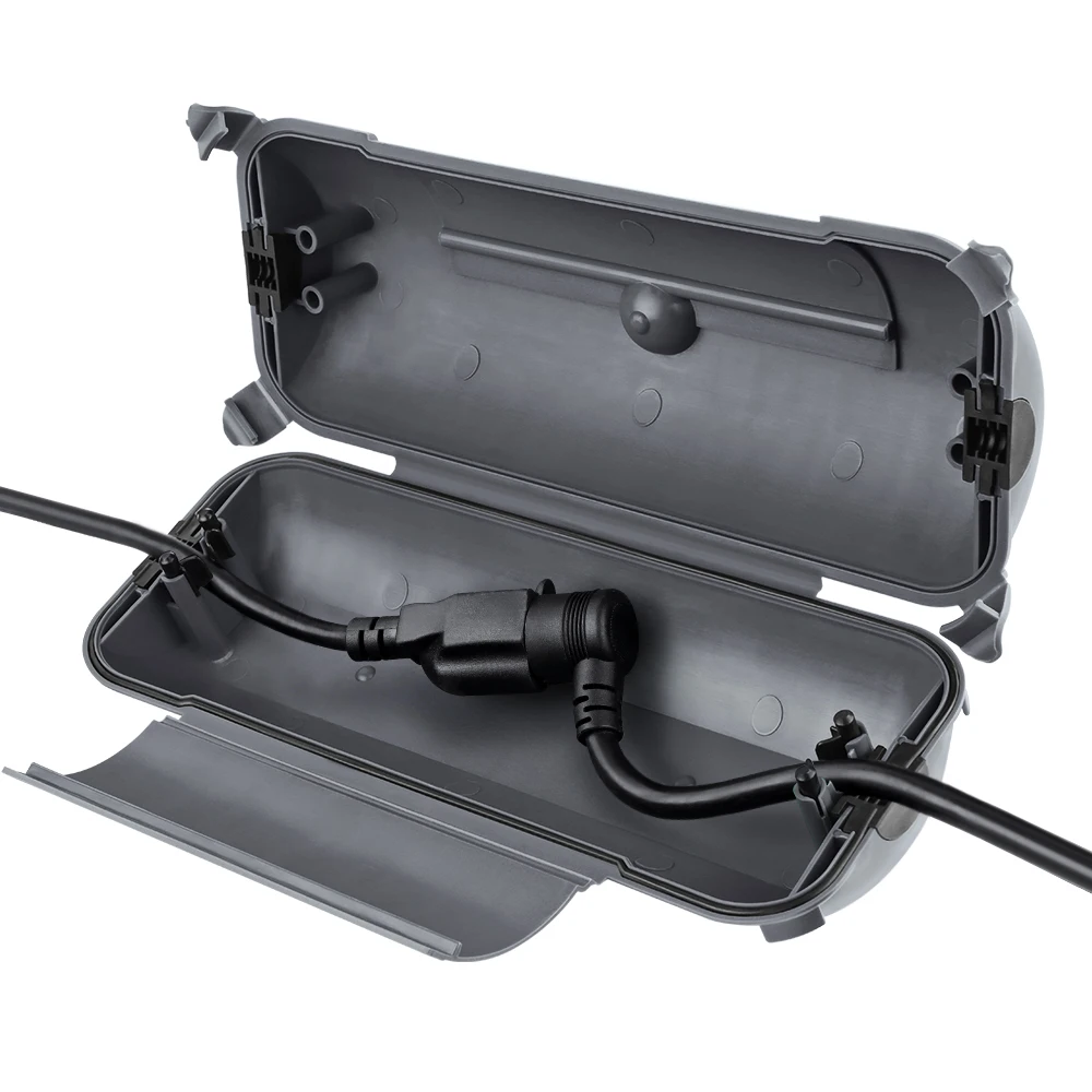 Outdoor Waterproof Connection Box Weatherproof Extension Lead Cover for ...