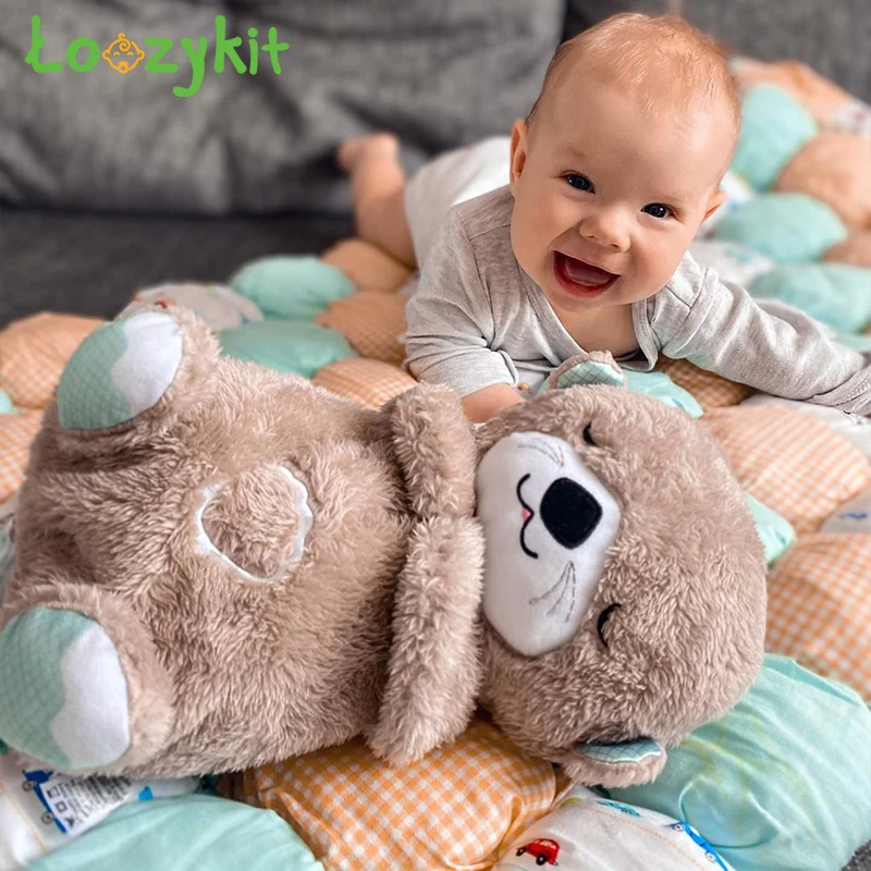 Schlummerotter-Sleep-Baby-Toy-Infant-Little-Otter-Breathing-Schlummer ...