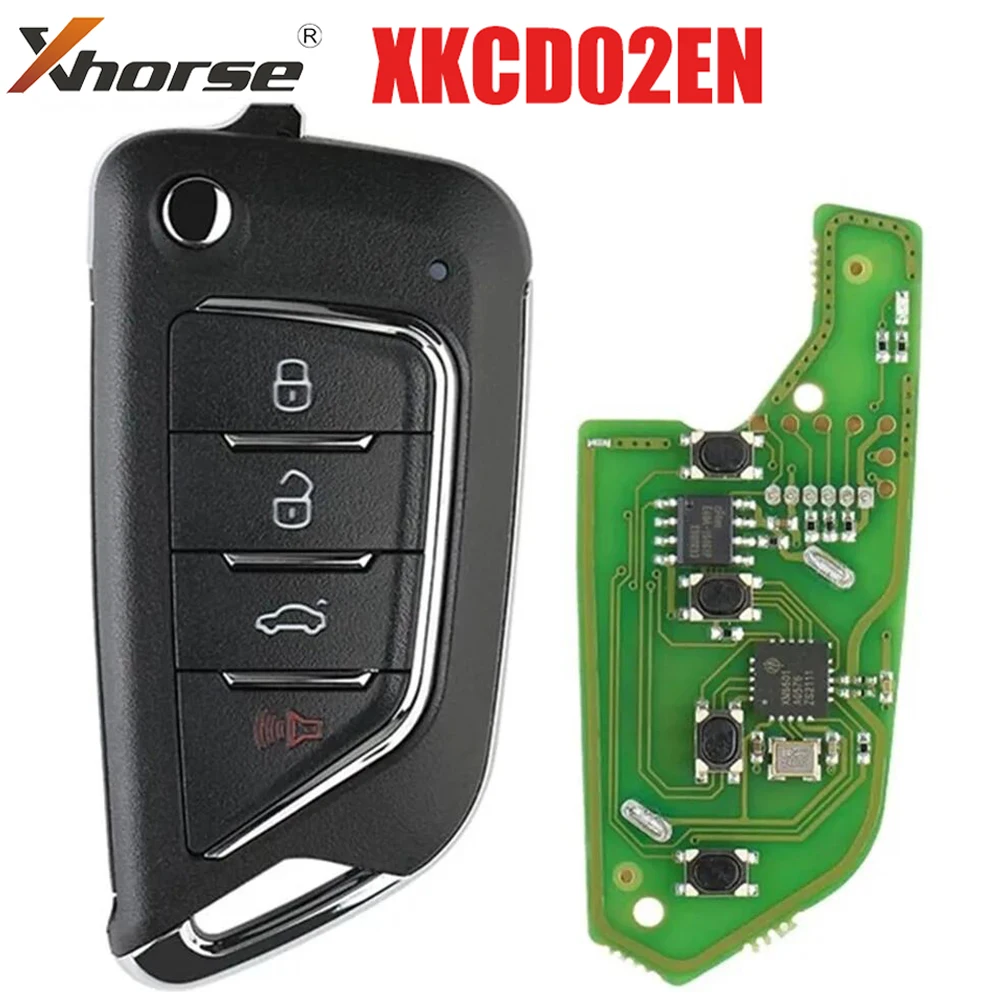 Xhorse 5/10/20pcs XKCD02EN XKCD06EN Universal Wire Remote Key Fob Flip ...
