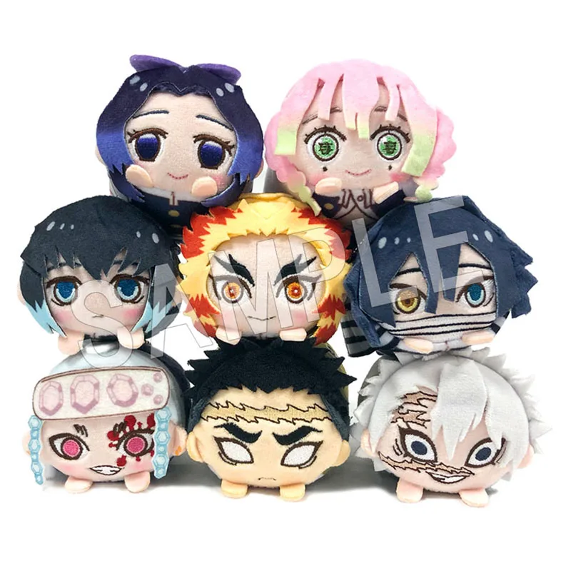 Stuffed Demon Slayer Genya Mini Plush Doll Kimetsu no Yaiba Shinazugawa ...