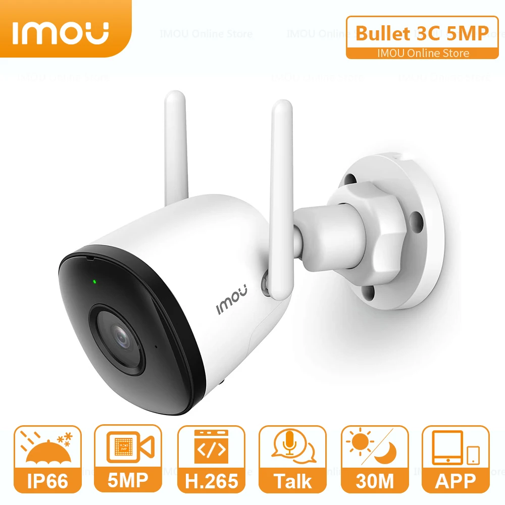 IMOU-c-mara-de-vigilancia-Wifi-para-exteriores-Bullet-3C-resoluci-n-de ...