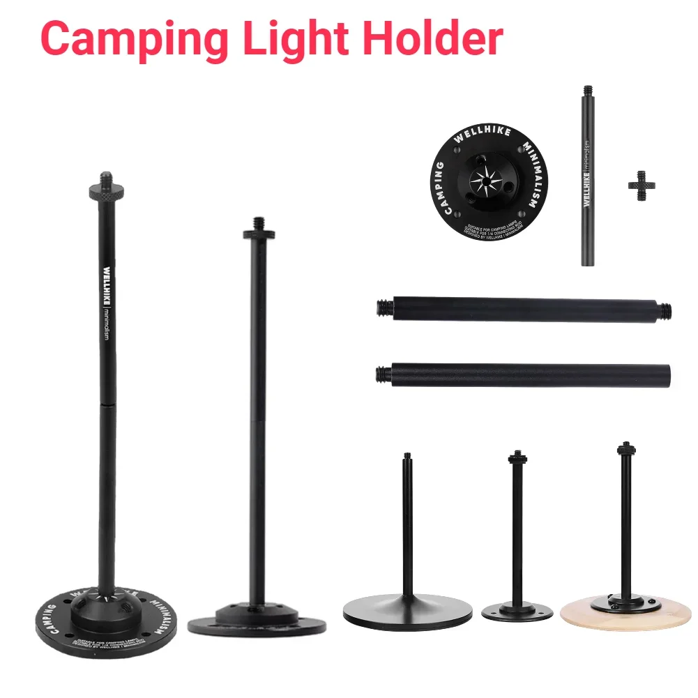 Camping-Light-Holder-Portable-Desktop-Lamp-Stand-Aluminum-Alloy-Height ...