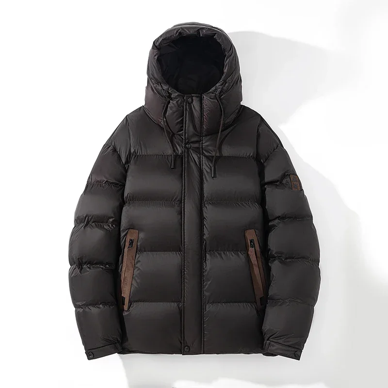 Chaqueta de plumón de invierno 2024 para hombre, tecnología negra de ...