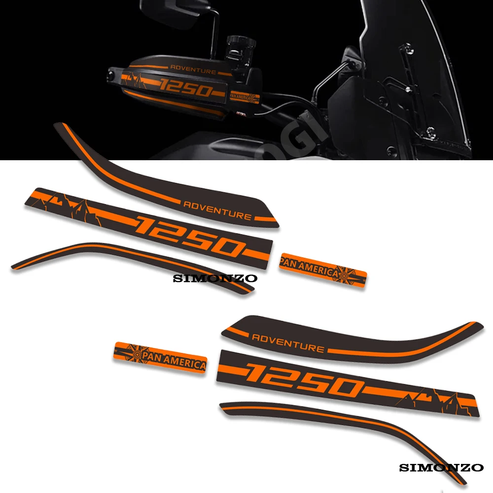 PA1250 Accessories Motorcycle Decals For PANAMERICA 1250 Handguard ...