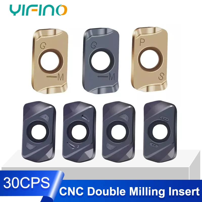 YIFINO-1PCS-10PCS-20PCS-LNMU0303-LOGU0303-CNC-Milling-Insert-Double ...