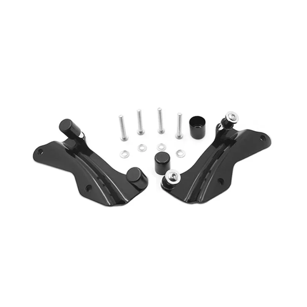 4-Point-Docking-Hardware-Kit-Black-Chrome-For-Harley-Touring-Road-King ...