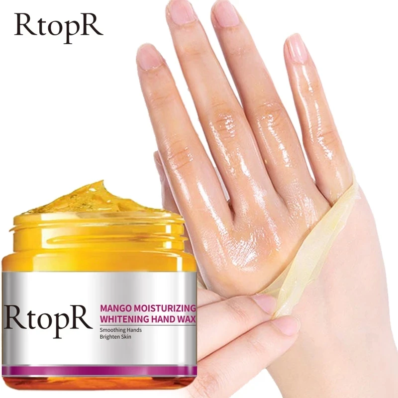 Mango Moisturizing Hand Wax Whitening Skin Hand Mask Repair Exfoliating ...