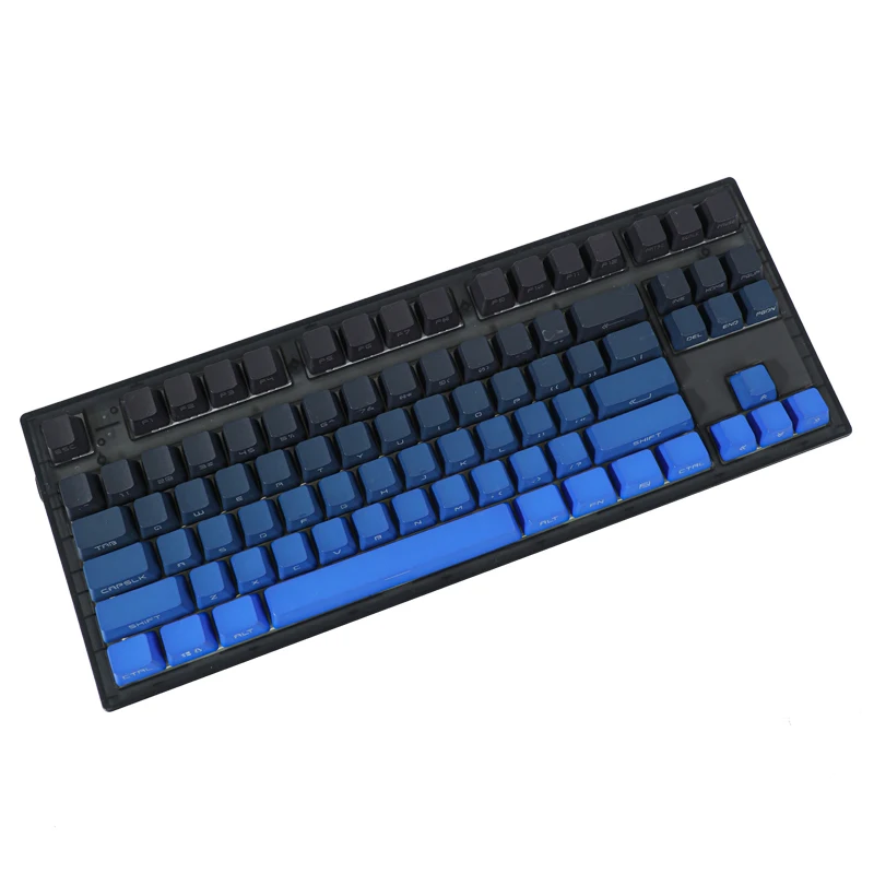 Starlit Sky Keycaps for Mechanical Keyboard Blue PBT Double Shot OEM ...
