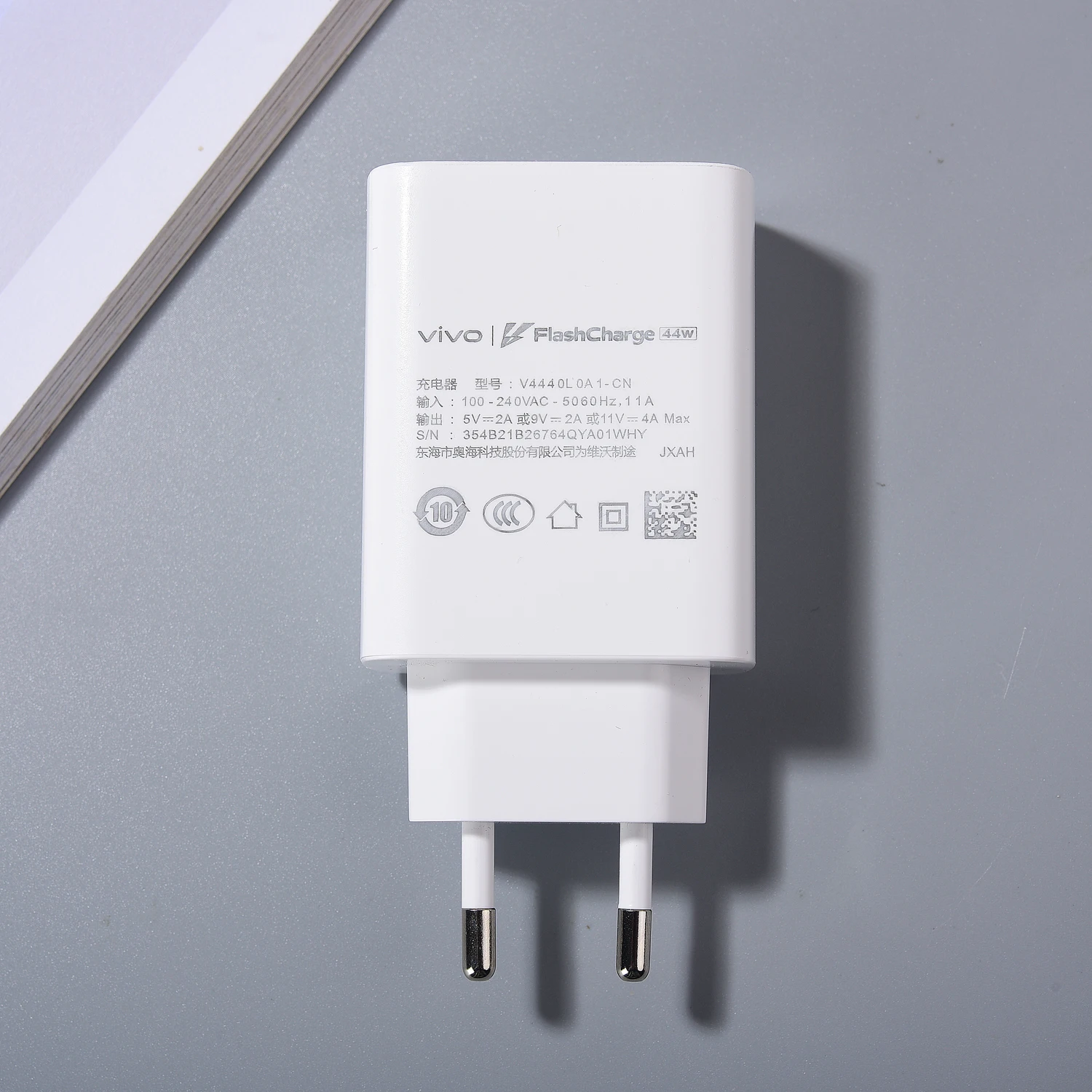Cargador Original de 44W VIVO FlashCharge 2,0 adaptador de pared de ...