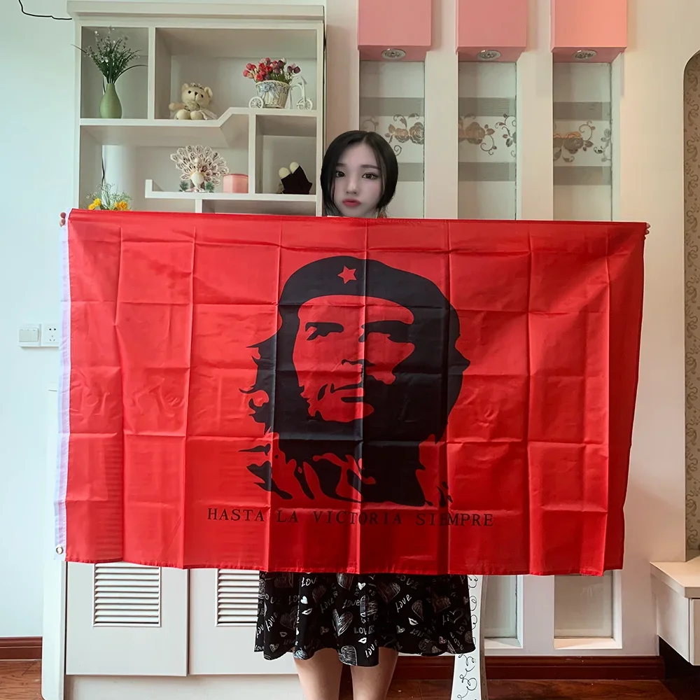 zwjflagshow-flag-90x150cm-red-Cuba-Revolution-Hero-EI-CHE-Ernesto ...
