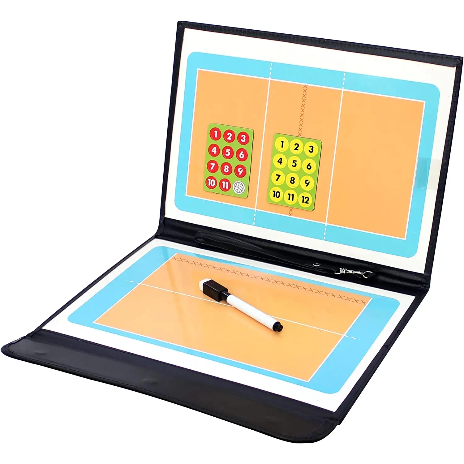 Foldable Volleyball Soccer Basketball Magnetic Tactic Board Coaching ...
