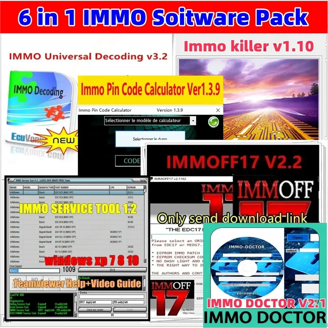 Hot IMMO OFF Software Pack + immoff 17 + IMMO doctor + ImmoKiller ...