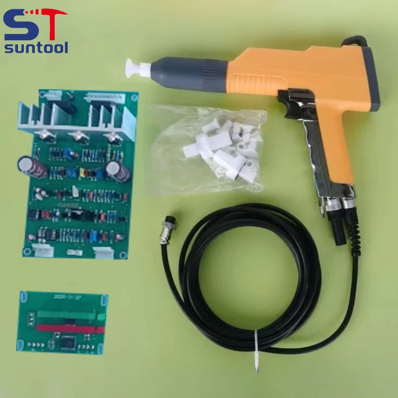 Complete-GM02-Manual-Electrostatic-Powder-Coating-Spray-Gun-with-101 ...