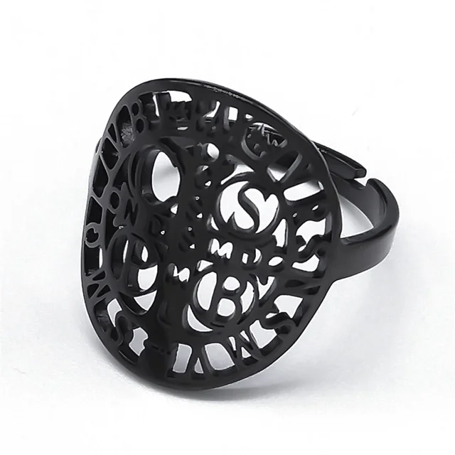 Saint Benedict Cspb CSSML NDSMD Cross Finger Ring for Women Men ...