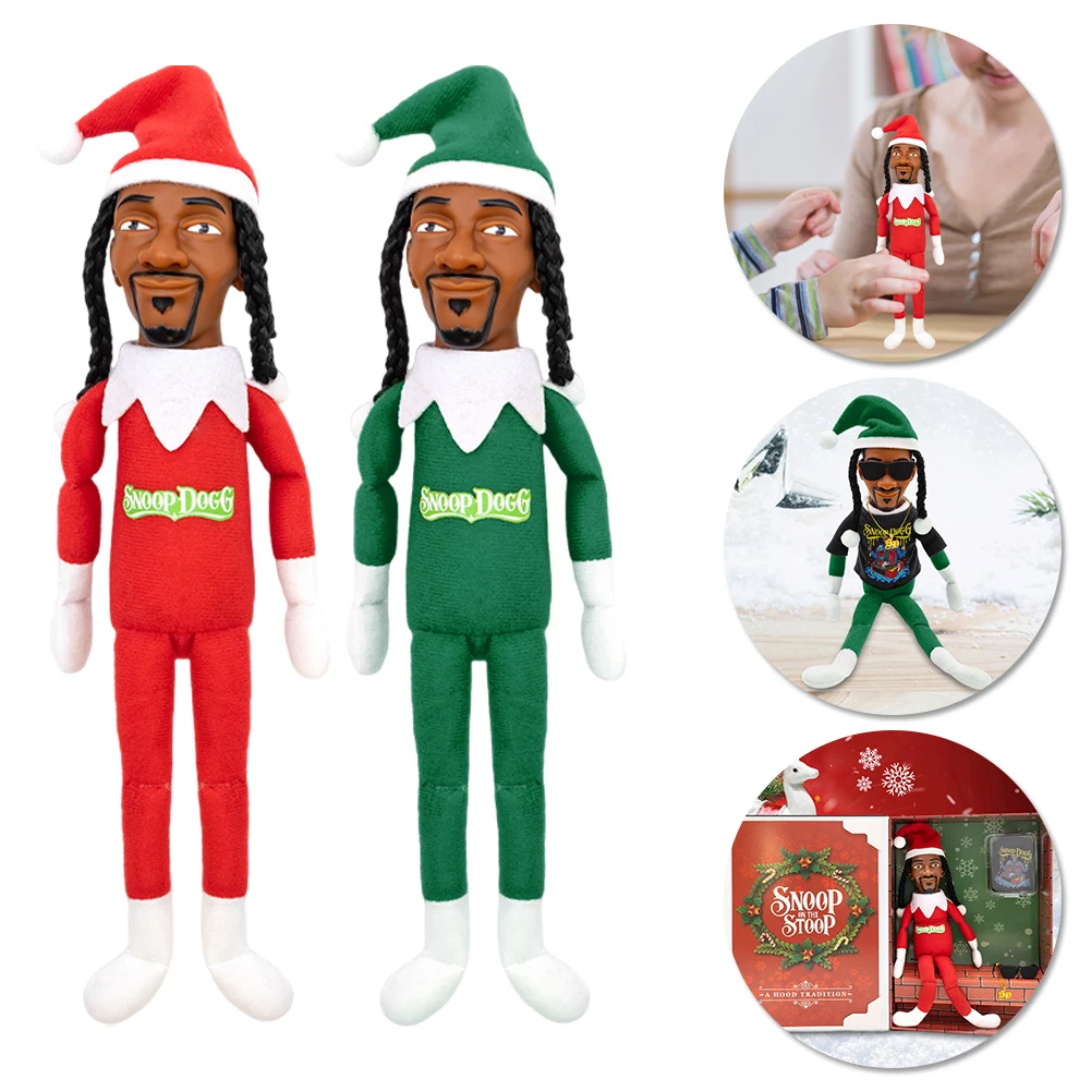 Snoop-Dogg-Snoop-on-a-Stoop-mu-eca-elfo-de-Navidad-juguetes-de-peluche ...