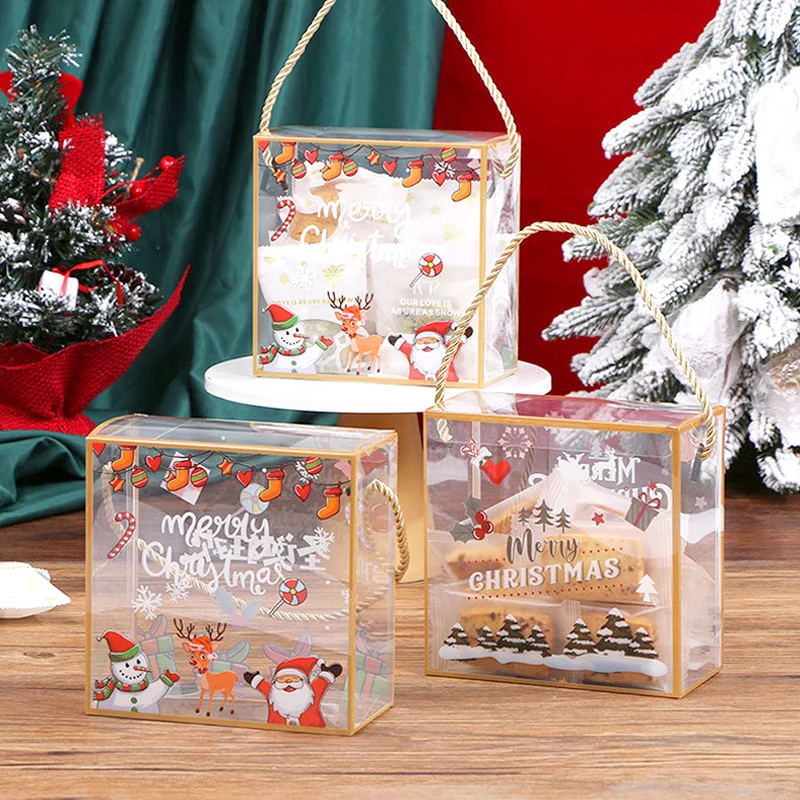 3Pcs-Transparent-Christmas-Gift-Boxes-Foldable-Xmas-Tree-Santa-Claus ...
